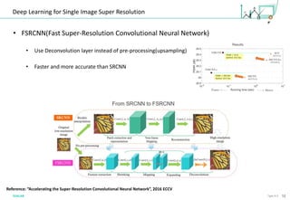 Single Image Super Resolution Overview | PDF
