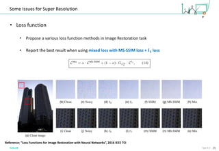 Single Image Super Resolution Overview | PDF