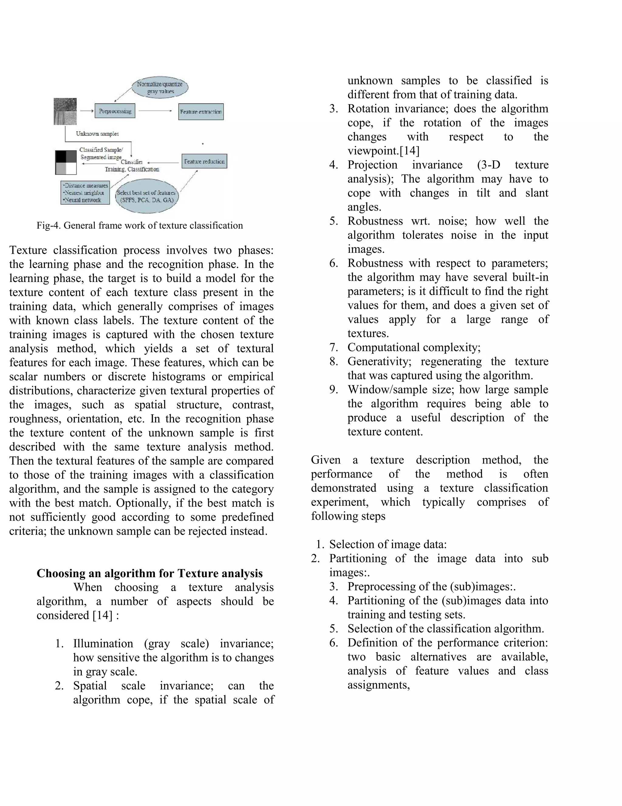 Image texture analysis techniques survey-1 | PDF
