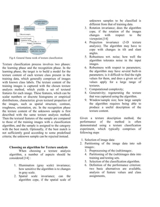 Image texture analysis techniques survey-1 | PDF