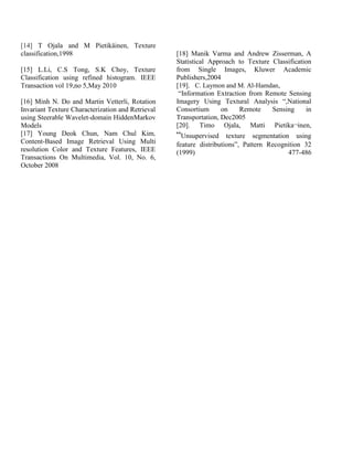Image texture analysis techniques survey-1 | PDF