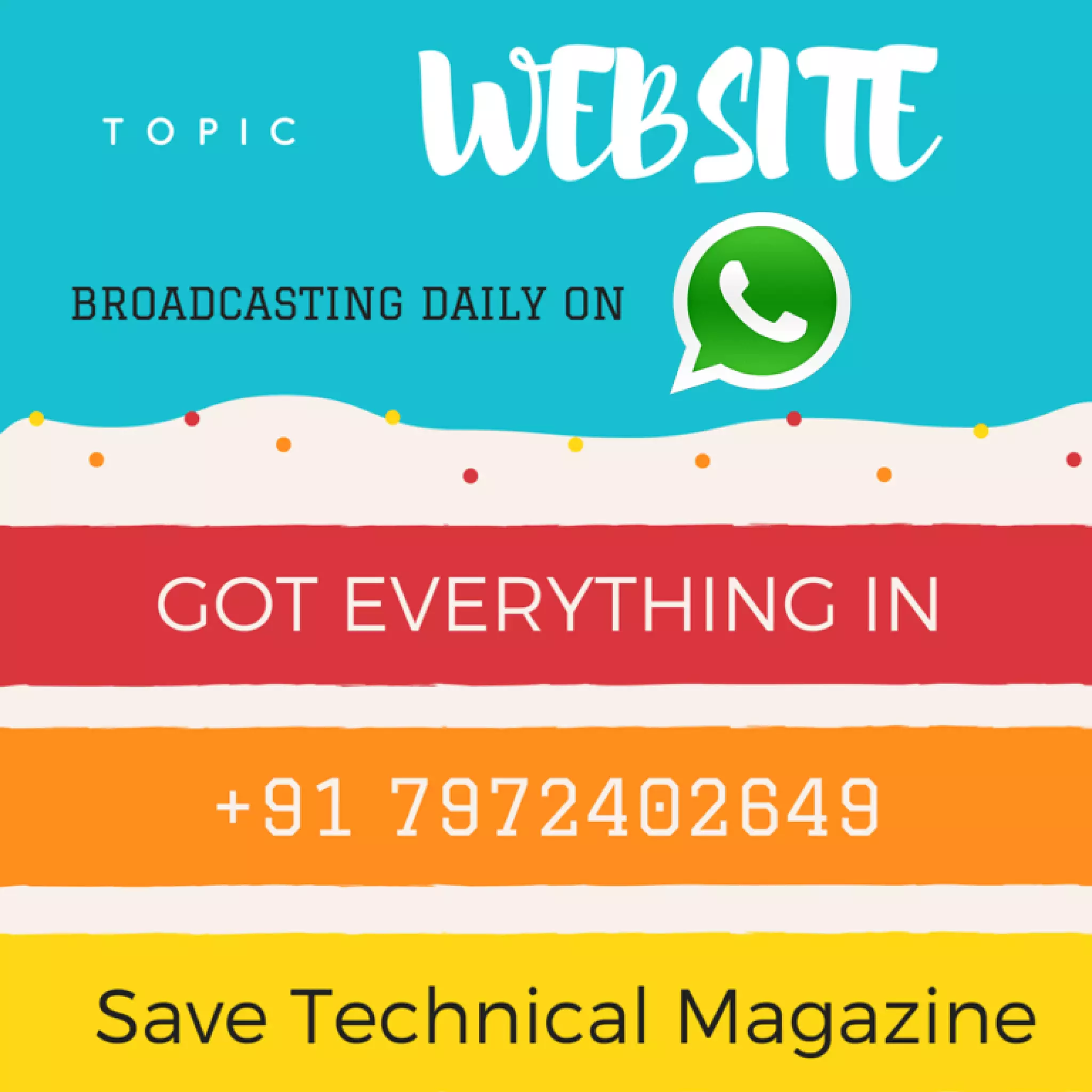 A Technical magazine Broading On Whatsapp | PDF