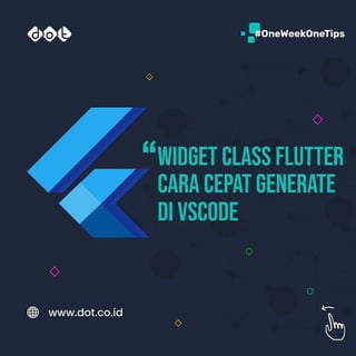 Widget Class Generator in Visual Studio Code | PDF