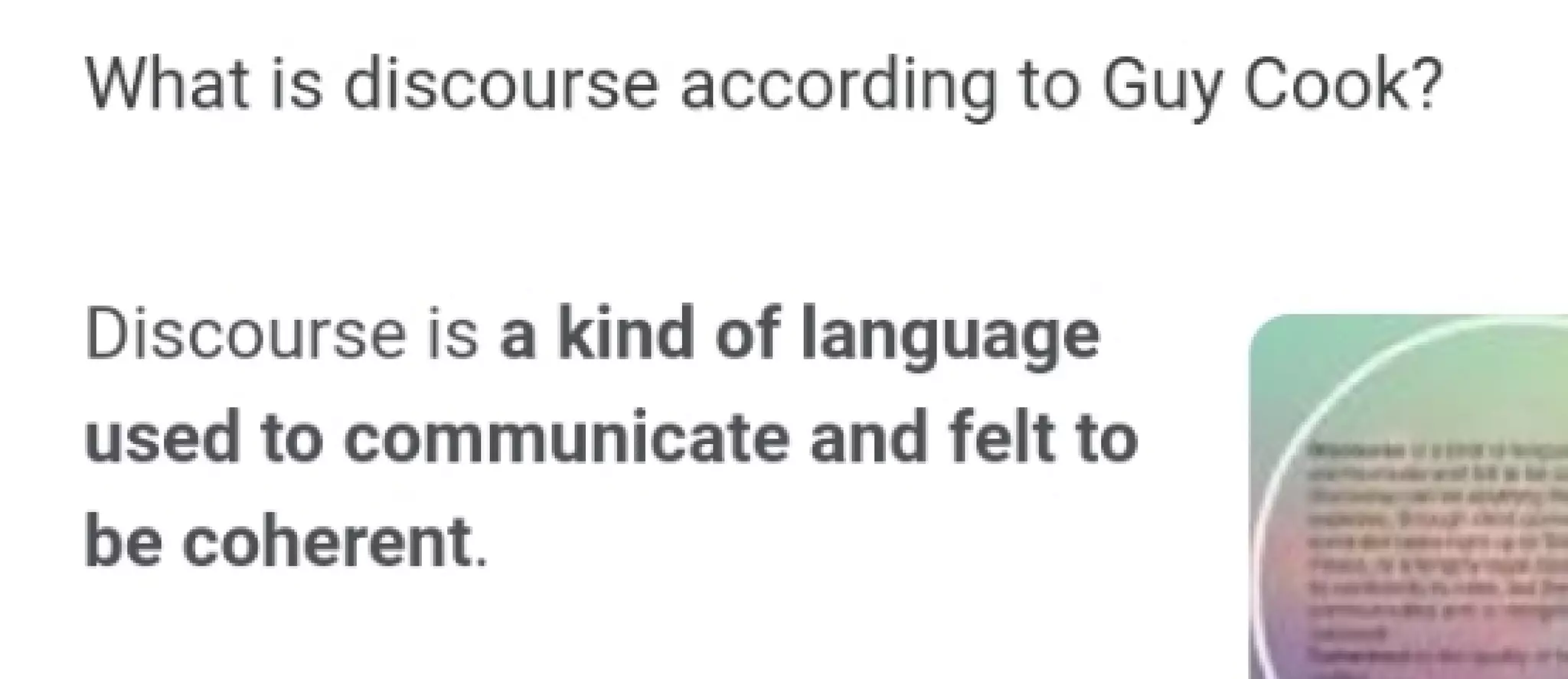 Discourse analysis | PDF