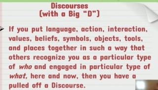 Discourse analysis | PDF