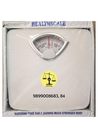 Weight Machine (UP Scales) | PDF