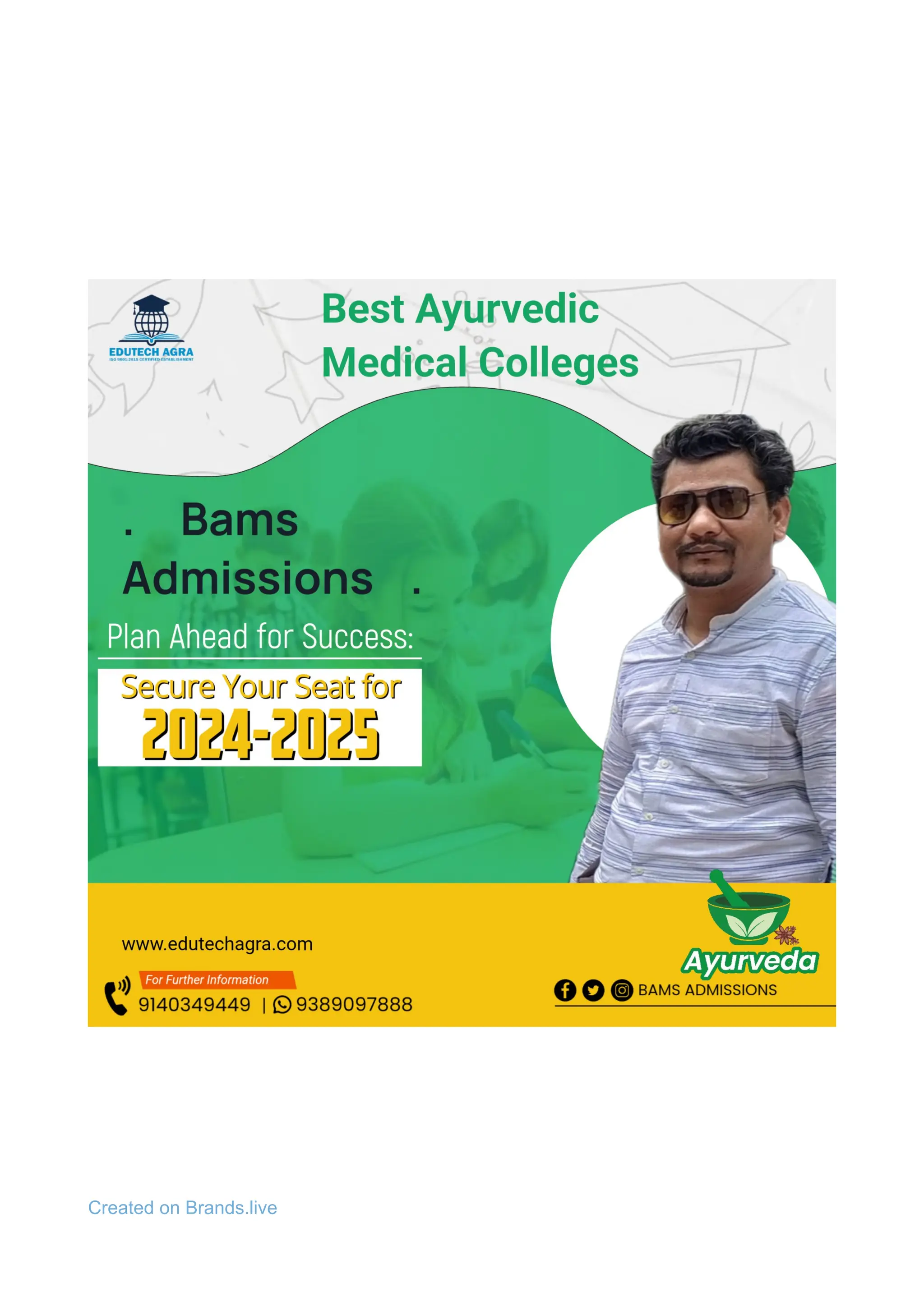 BAMS Admission in Shri Santan Pal Singh Ayurvedic Medical College, Shahjahanpur, UP (2024-25) | PDF