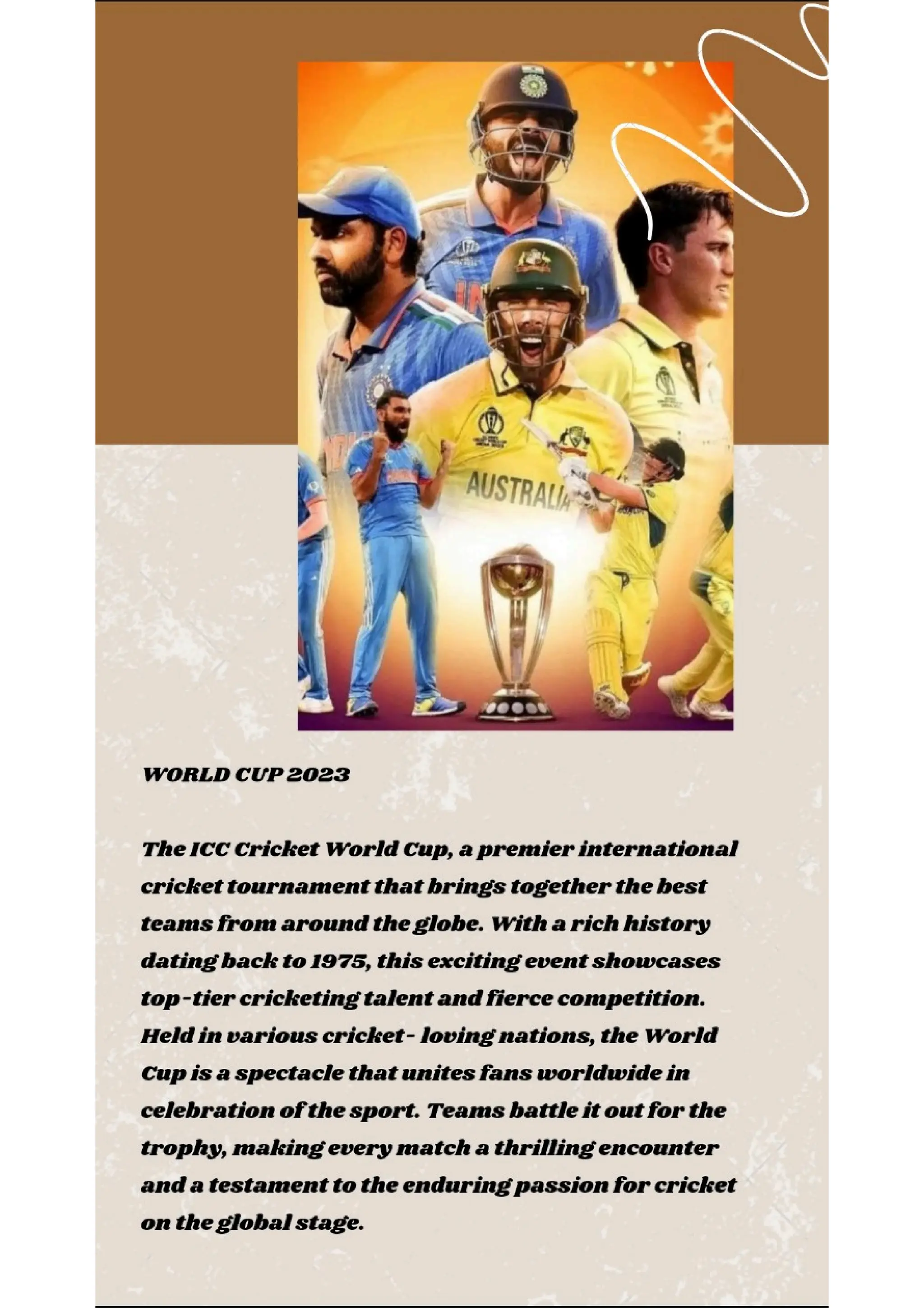 World Cup 2023 presentation ............ | PDF