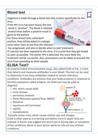 Class 12 investigatory project sub biology topic Aids | PDF ...