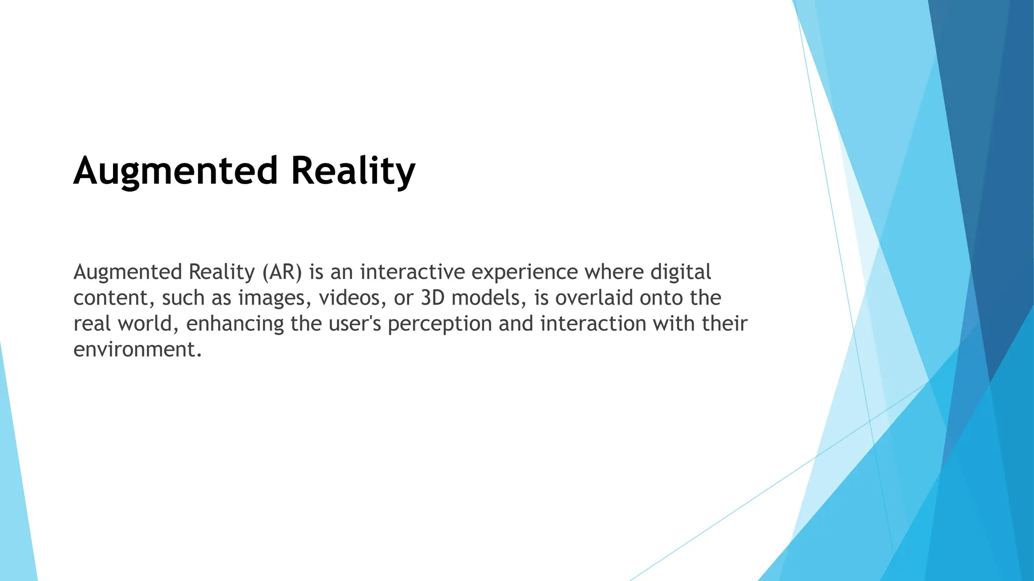 What is Augmented Reality Image Tracking | PPT