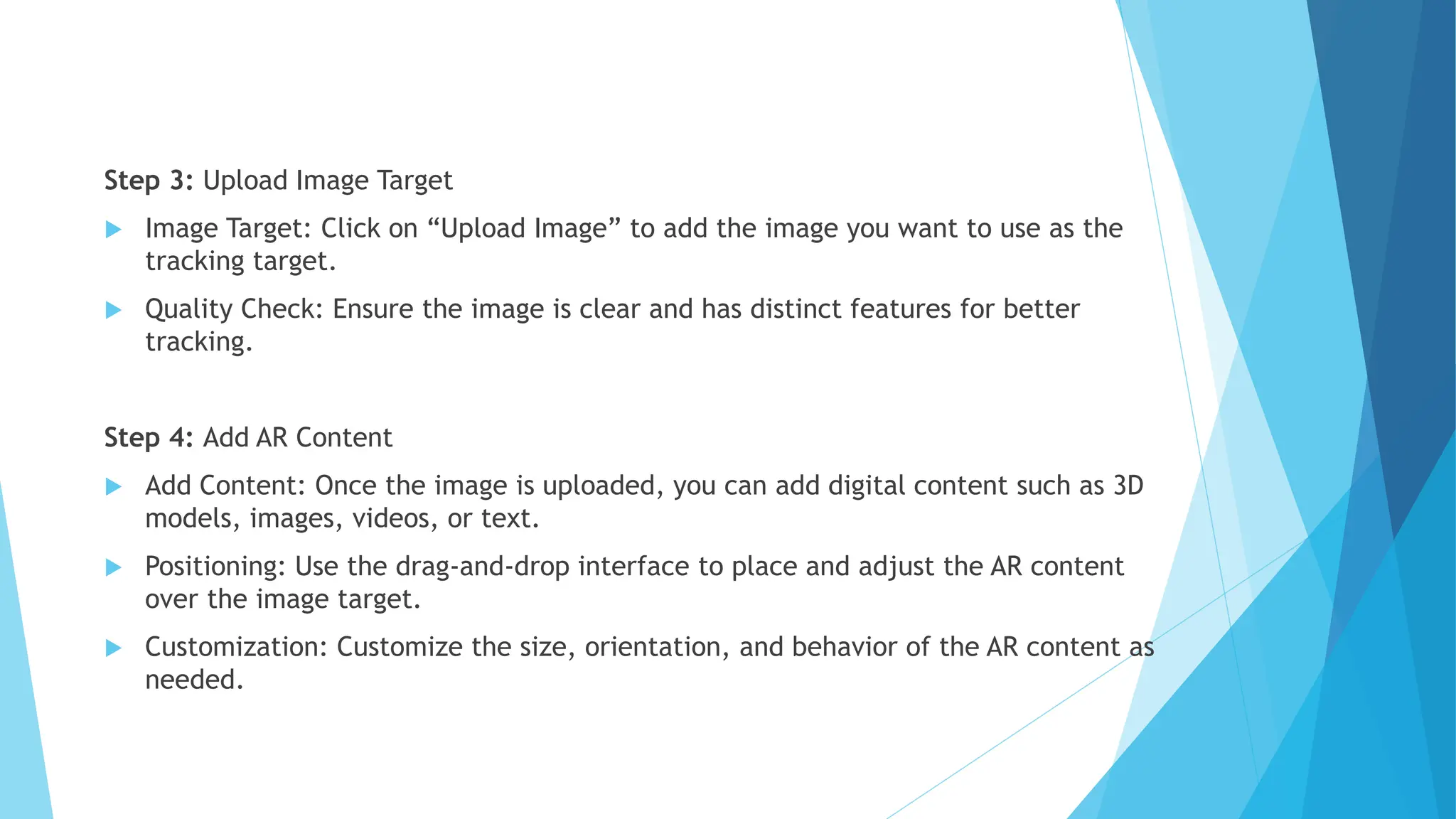 What is Augmented Reality Image Tracking | PPT
