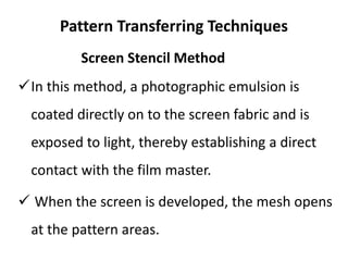 Image Transfer Techniques.pptx | Chemistry | Science
