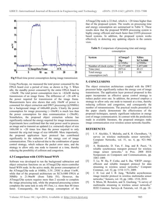 Image transmission in wireless sensor networks | PDF
