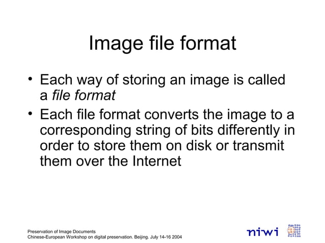 Image types &fileformats | PPT | Computing | Technology & Computing