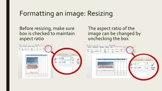 How-to Insert Images into a Table Using Word | PPTX