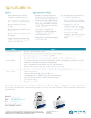 ImageXpress Micro Confocal Brochure - Molecular Devices | PDF ...