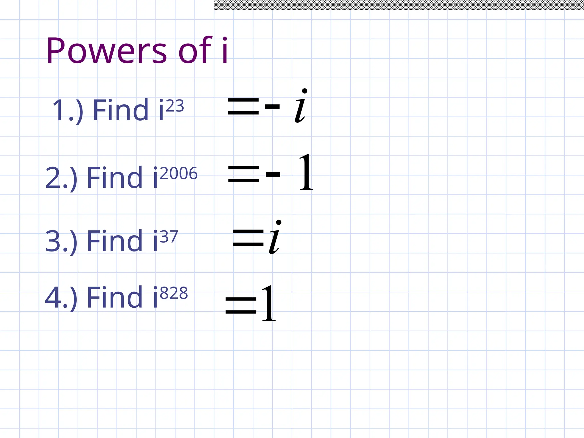 Year 12 Imaginary and Complex Numbers.ppt