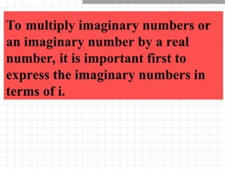Year 12 Imaginary and Complex Numbers.ppt