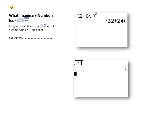 Imaginary numbers | PPT