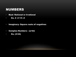 Imaginary numbers | PPT