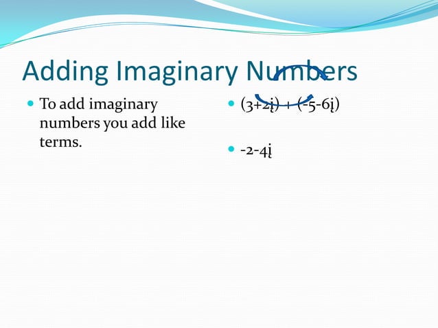 Imaginary numbers ppt. | PPTX | Physics | Science