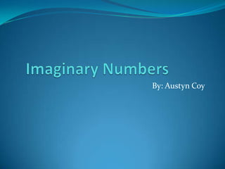 Imaginary numbers ppt. | PPT