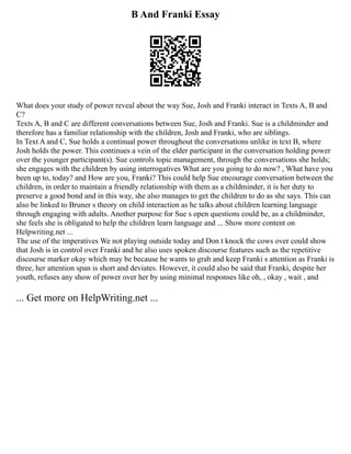 Imaginary Writing Examples. Imaginative Stor | PDF