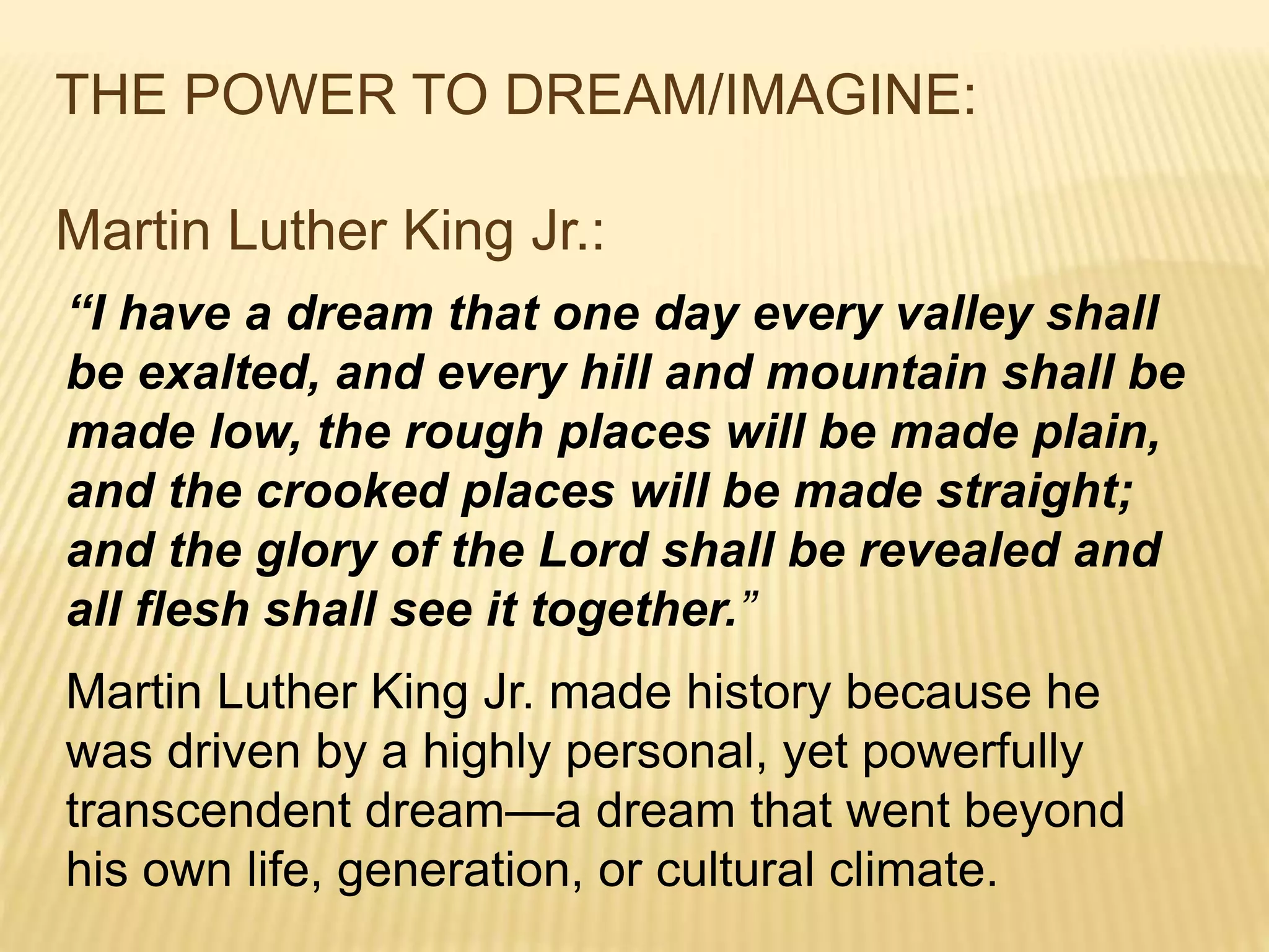 Prophetic Imagination Part 2 | PPT