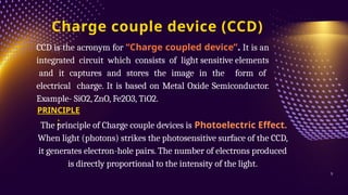 charge coupled device -Principle,working,construction. | PPTX