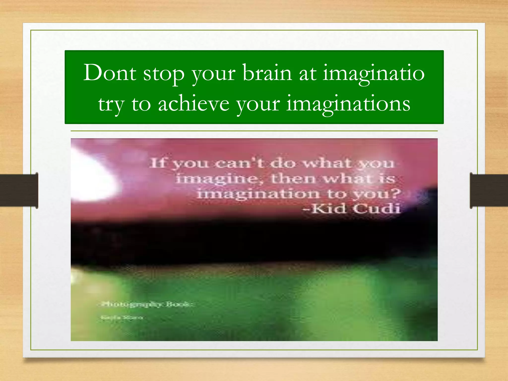 Imagination vs thinking | PPT