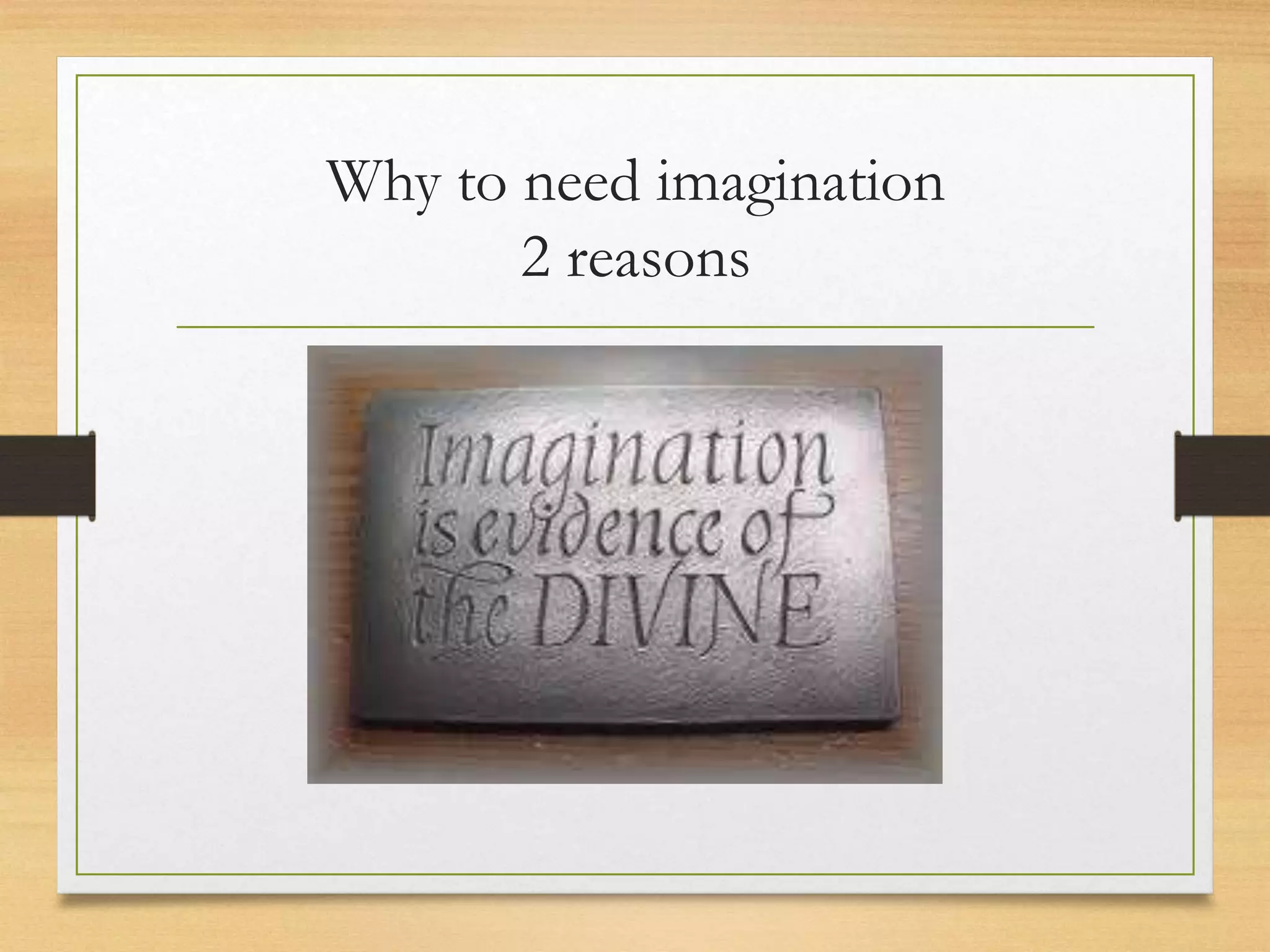 Imagination vs thinking | PPT