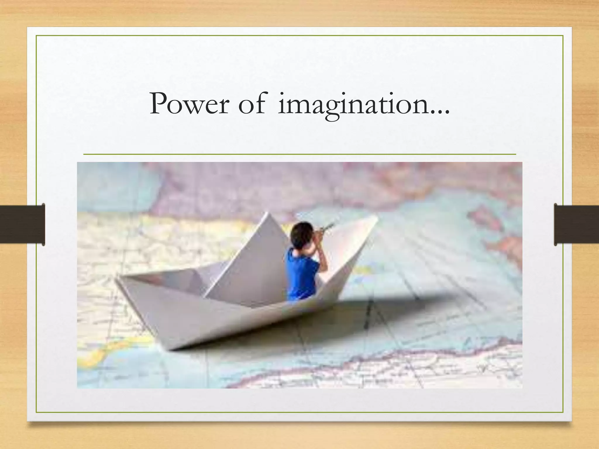 Imagination vs thinking | PPTX