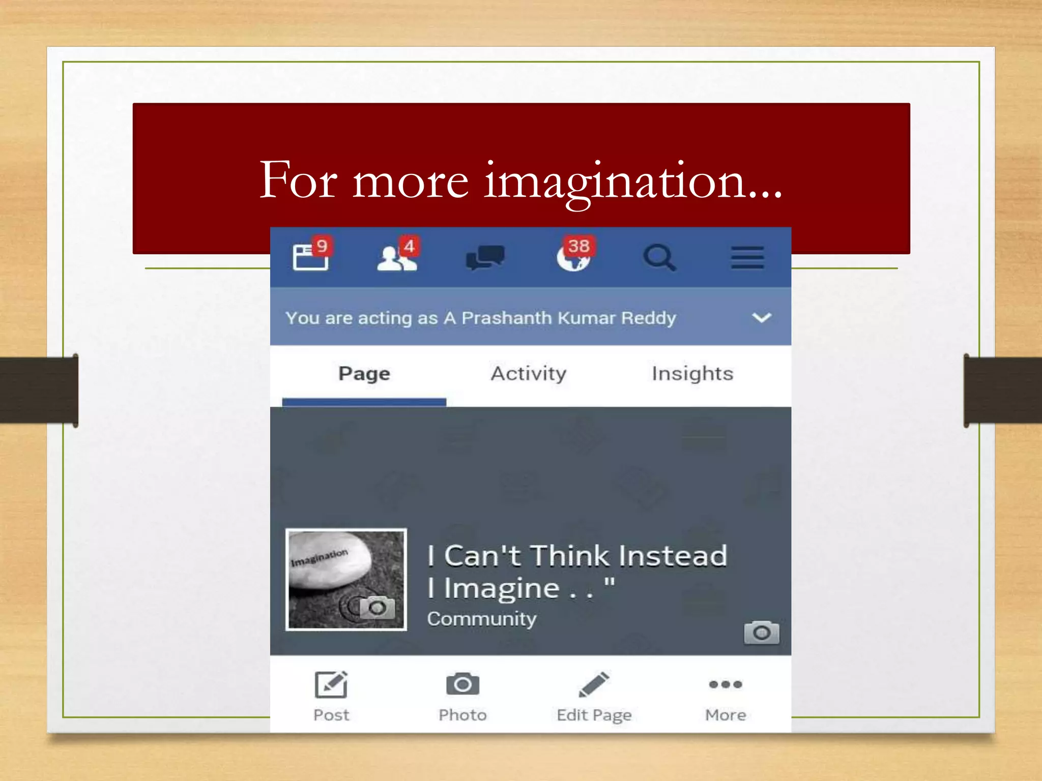 Imagination vs thinking | PPTX