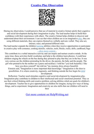 Imaginative Essays | PDF