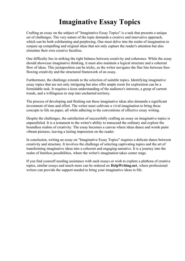 Imaginative Essay Topics.pdf