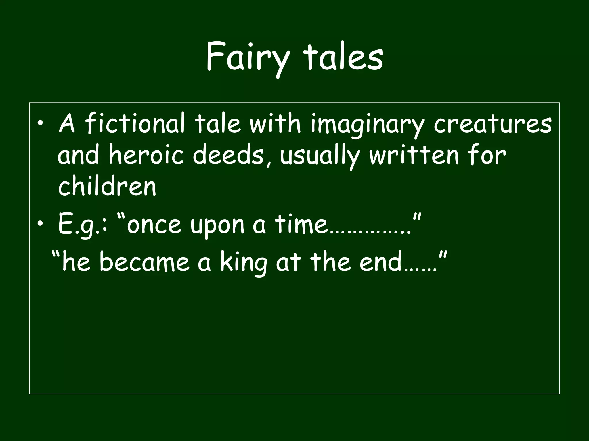 Imaginative literature | PPT
