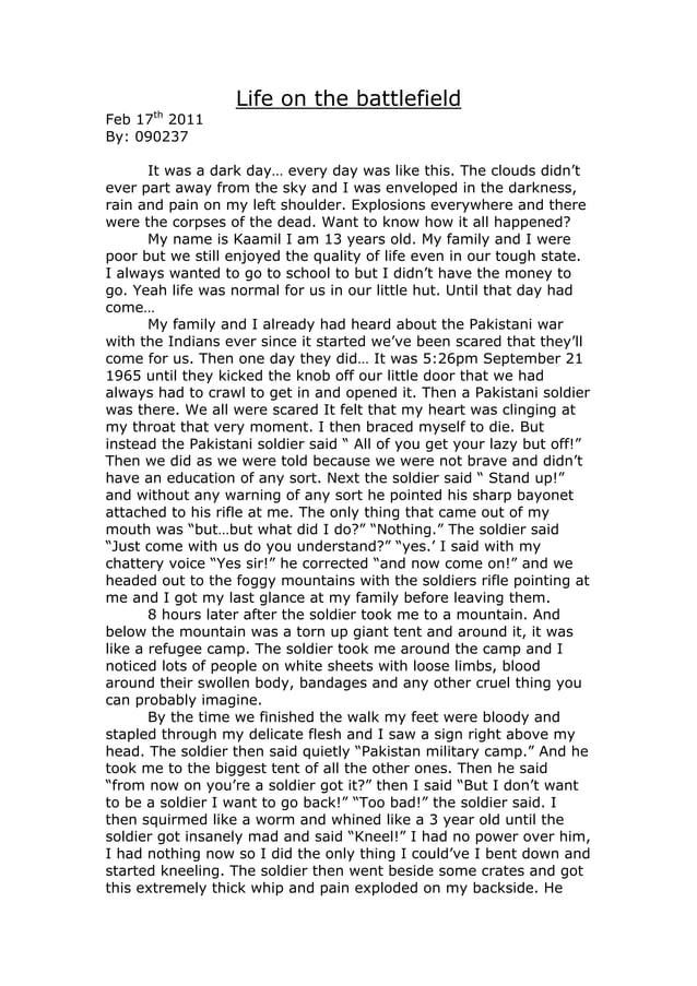 Imaginative recount | PDF | Arms & Ammunition | Sensitive Topics