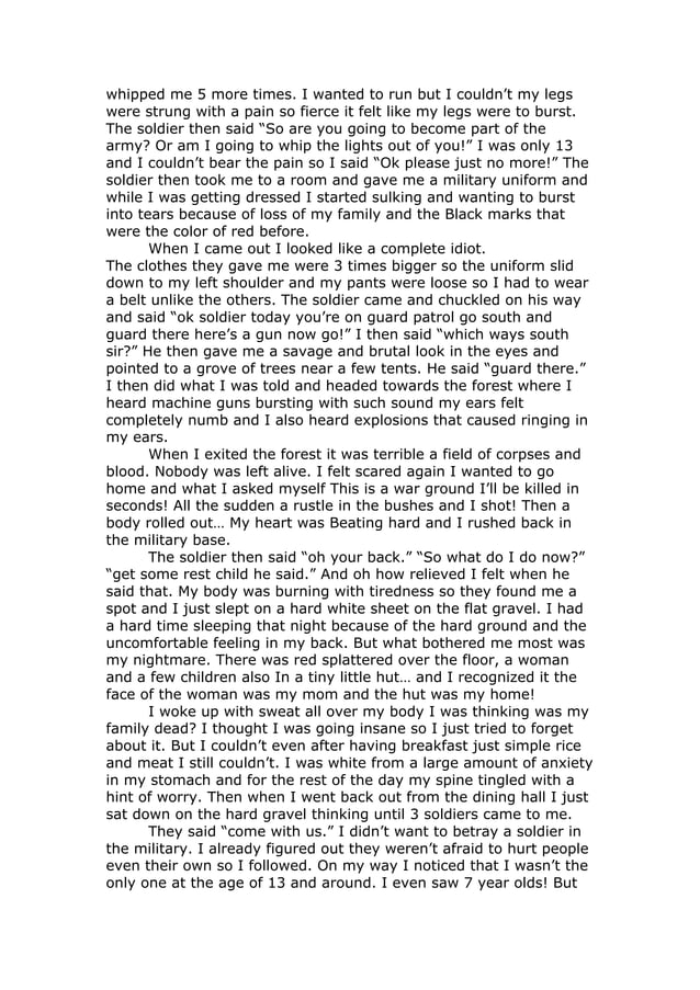 Imaginative recount | PDF