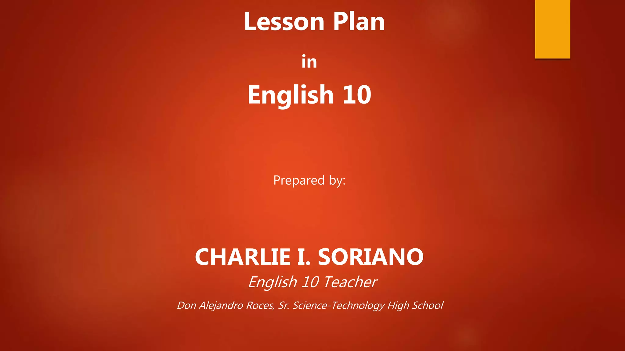 Lesson Plan on Imagine by John Lennon | PPTX