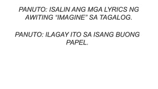 IMAGINE.pptxhwefkwejfjadnjckndclnldckmckl;msl | PPTX