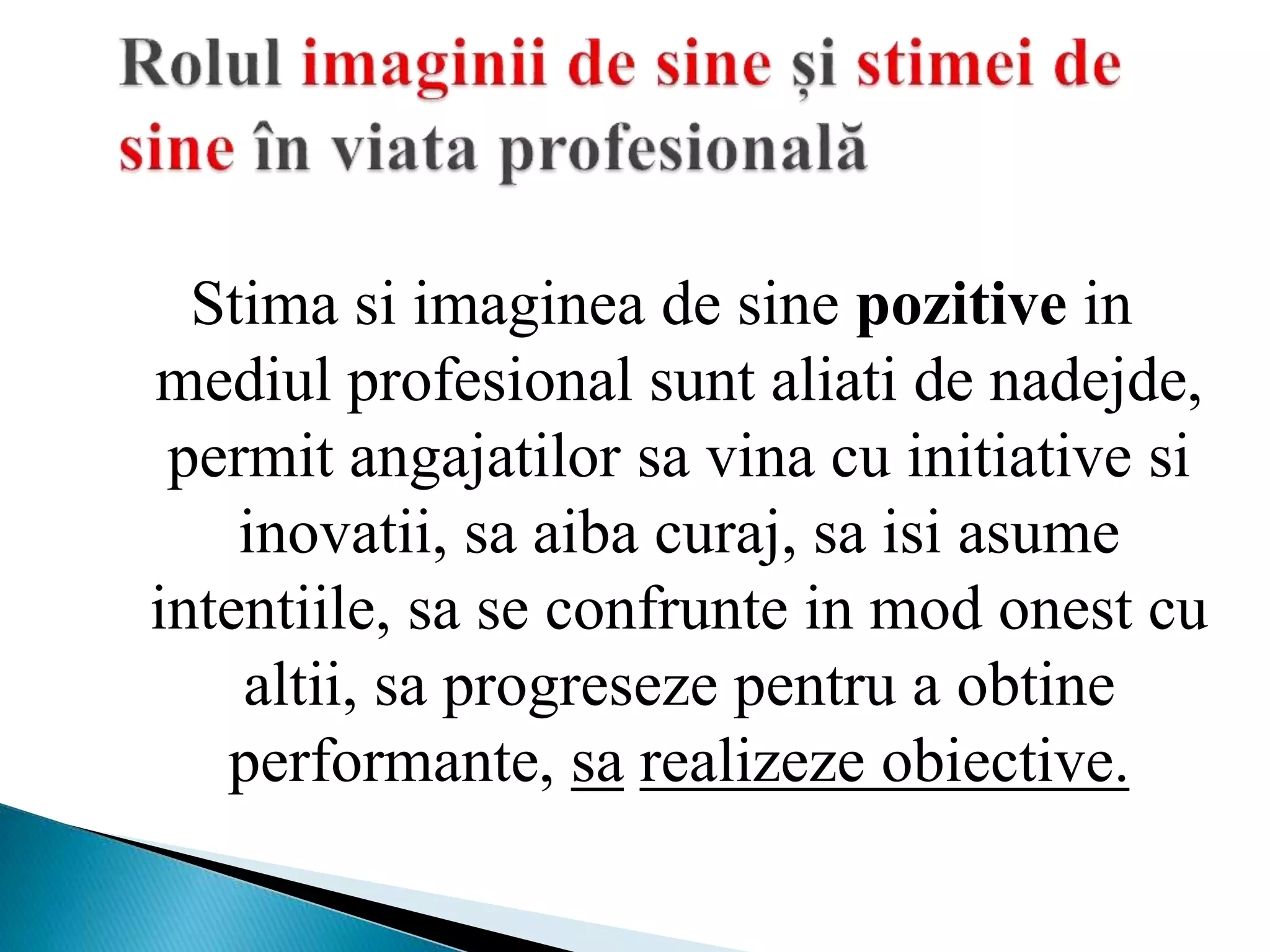 Imaginea de sine | PPTX
