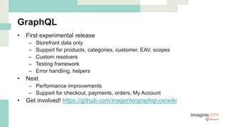 Magento Web API Ecosystem. Imagine 2018 | PPT