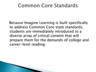 Imagine Learning Overview | PPT