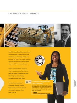 Imagine...Many Careers. One Company. Caterpillar Inc. Www ...