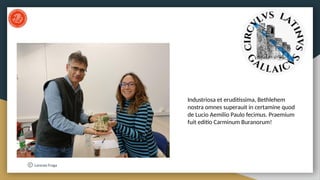 IMAGINES SESSIONIS III Circuli Latini Gallaeci 2024-25 | PPT