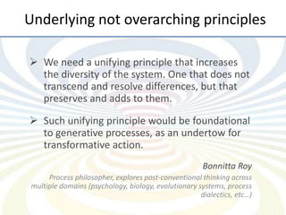 Federating efforts towards a thrivable world | PPT