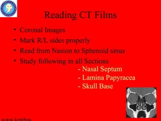 Imaging for Endoscopic Sinus Surgery | PPS