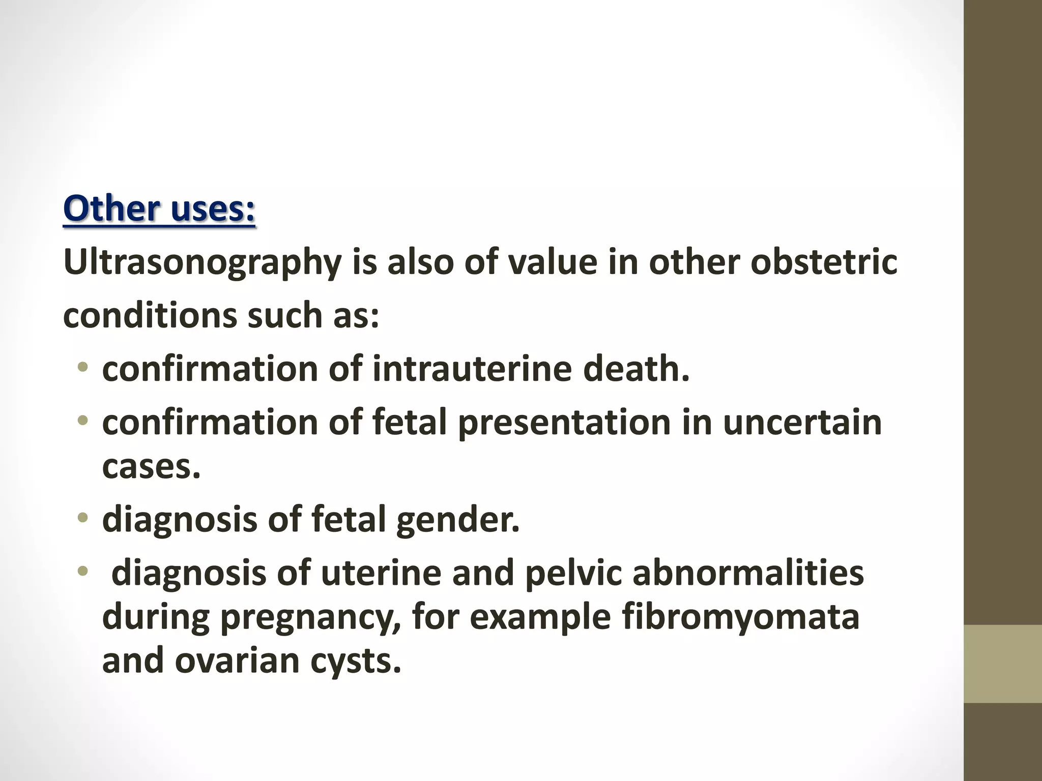 radiology & imaging in OB/GYN | PPTX