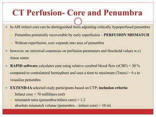 Imaging based selection of patients for acute stroke treatment | PPTX