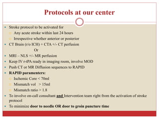 Imaging based selection of patients for acute stroke treatment | PPTX